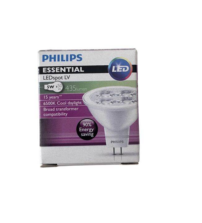 Philips Essential LED MR16 5-50w 12v. | Lazada.co.th