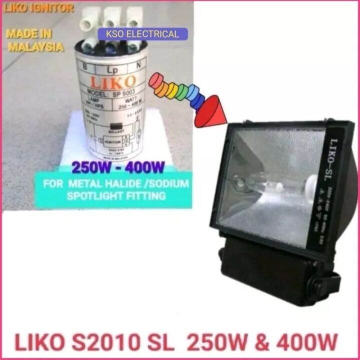 SP 9003 - LIKO IGNITOR 250W 400W SUITABLE FOR LIKO HPI METAL HALIDE(MH ...