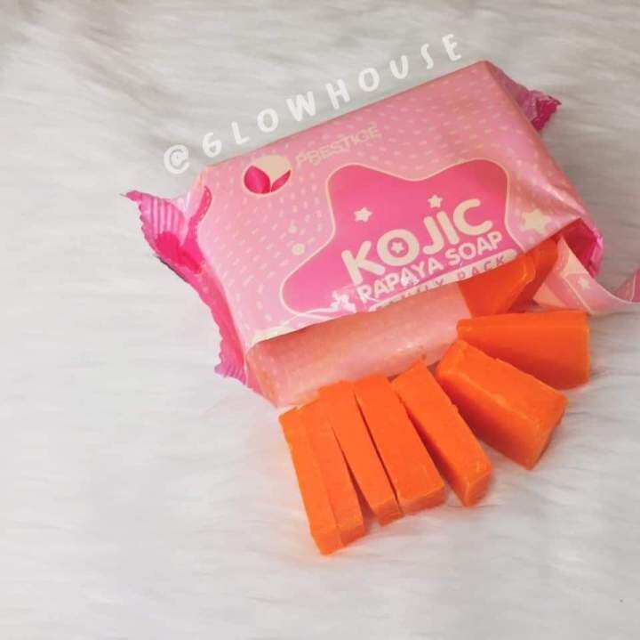 🇵🇭 Prestige Kojic Papaya Soap 150g | Lazada