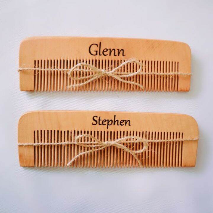 Laser Engraved Personalized Gift Rectangle Comb | Souvenir | Giveaway ...
