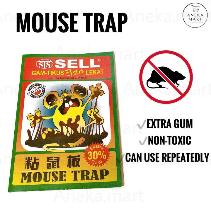 STS Gum Tikus/ Mouse Trap/ Penangkap Tikus Pelekat Tikus Gam Tikus | Lazada