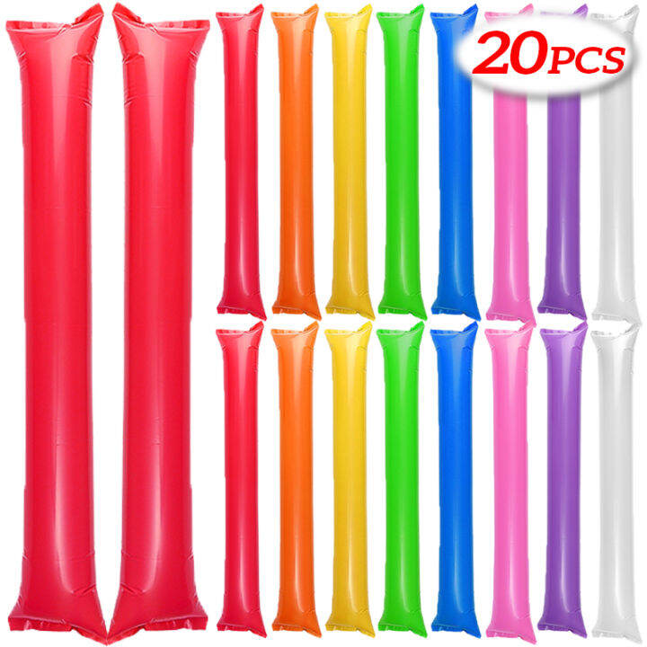 2-20Pcs Thickened Inflatable Sticks Cheerleaders Colorful Cheering ...