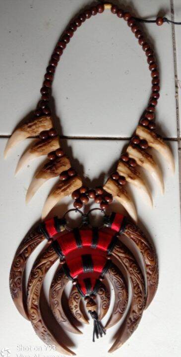 KALUNG TARING BABI UKIR RENTENG KHAS DAYAK | Lazada Indonesia