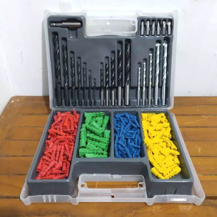 Mata Bor Set Fisher Mata Bor Kayu Besi Tembok Mata Obeng Fisher Lumos ...