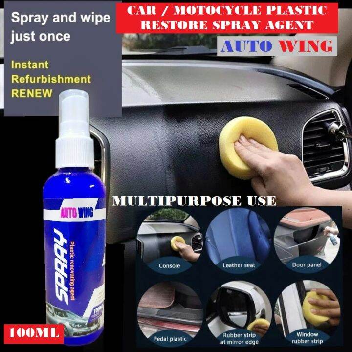 100ML Car Plastic Restore Agent Plastic Restorer Plastic Trim ...