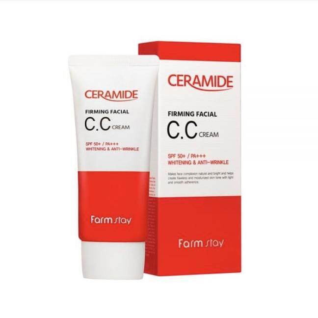 FARM STAY Ceramide Firming Facial C.C Cream 50 g. ซีซีครีม | Lazada.co.th