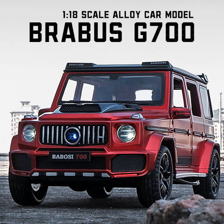 1:18 Scale Brabus G800รถโลหะผสมรุ่นรถ Diecast Sound Light รถคนรักคอลเลก ...