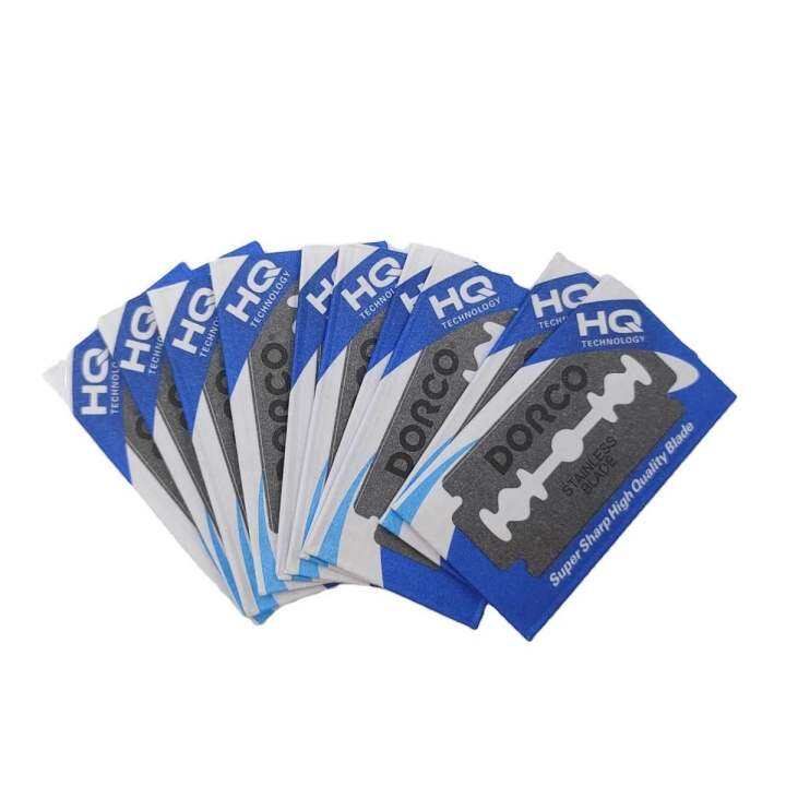 DORCO St300 New Platinum Extra Double Edge Razor Blade Stainless for ...