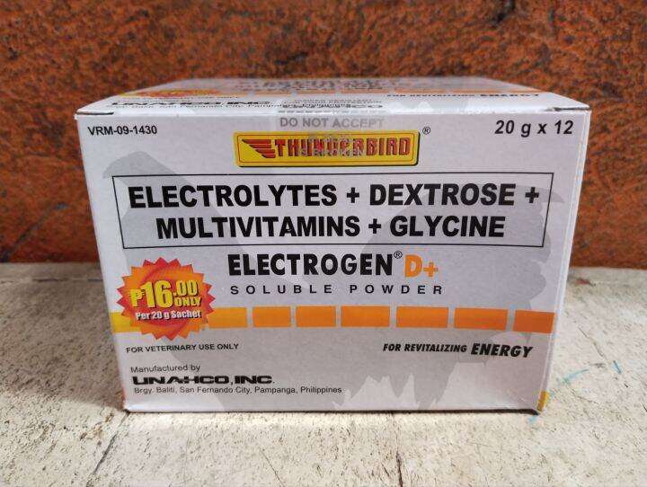 Electrogen D+ Soluble Powder 20g (1Box 12 Sachets ) | Lazada PH