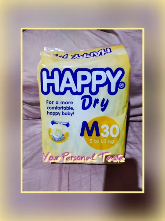 Happy Dry Diaper Medium (30pcs) | Lazada PH