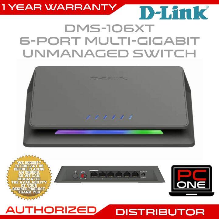 D-Link 6-Port Multi-Gigabit Unmanaged Switch DMS-106XT | Lazada PH