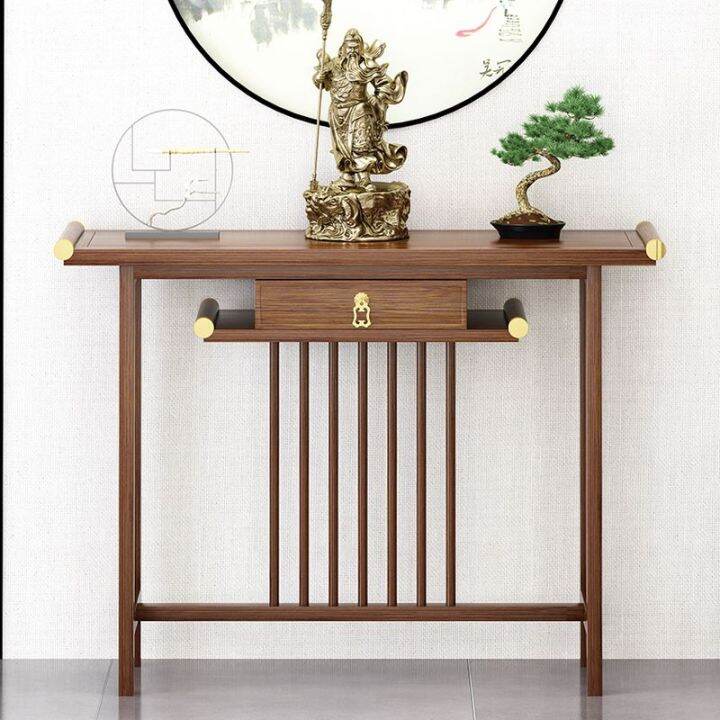Imitation Solid Wood Console Tables Sets Sitting Room Cabinet Altar ...