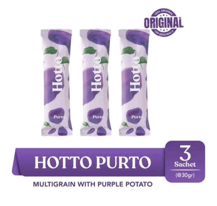 HOTTO PURTO MULTIGRAIN 3 SACHET kemasan 30GR ORIGINAL | Lazada Indonesia