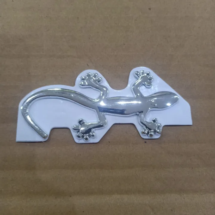 Emblem Logo Stiker Tempelan Sticker Tempelan Model Cicak 3D Bisa Di ...