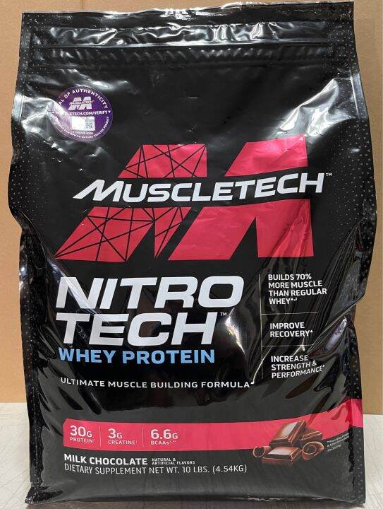 Muscletech Nitrotech Performance Series 10 lbs. with FREE shaker ...