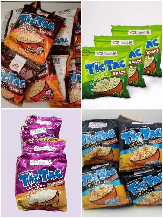 CAMILAN SNACK TIC TAC 1 RENCENG | Lazada Indonesia