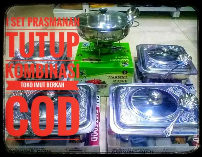 SET PRASMANAN TUTUP KOMBINASI KACA STAINLES | Lazada Indonesia