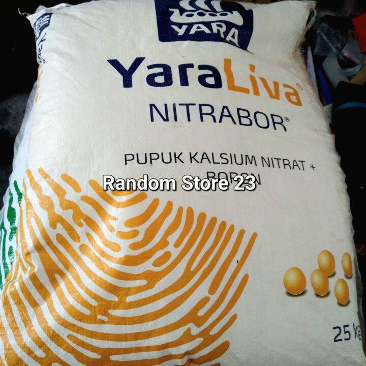 5 KG Pupuk Yara Liva NITRAT + Boron Nitrabor Kemasan Repack Original ...