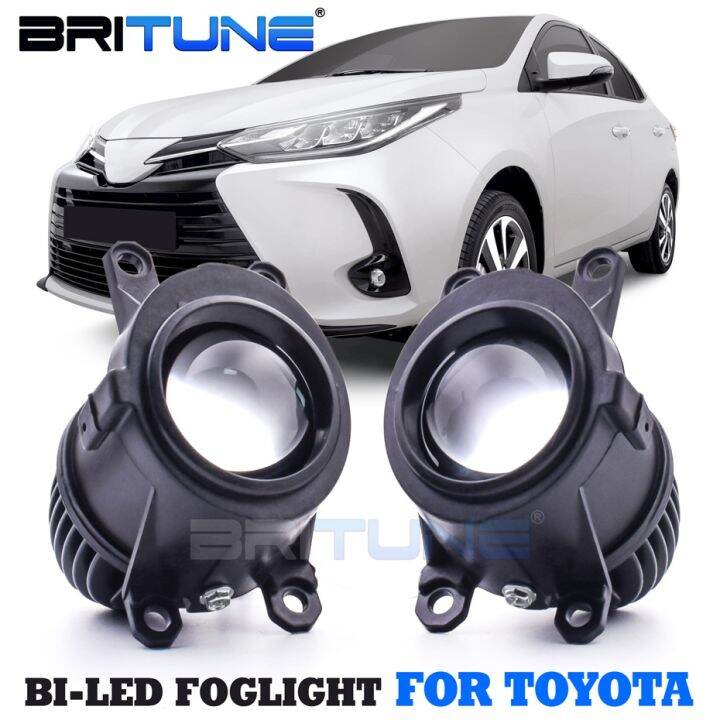 Bi-LED Fog Lamp For Toyota Vios Hilux Revo Rogue Yaris Altis Fortuner 2020-2023 Fog Lamp ...