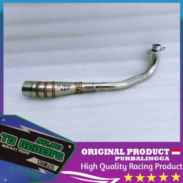 Pipa leher knalpot Yamaha Nmax 155 New 2020 full stainless Aerox New ...