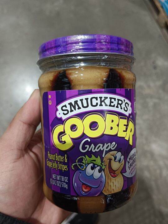 SMUCKERS GOOBER AND GRAPE PEANUT BUTTER 510g | Lazada PH