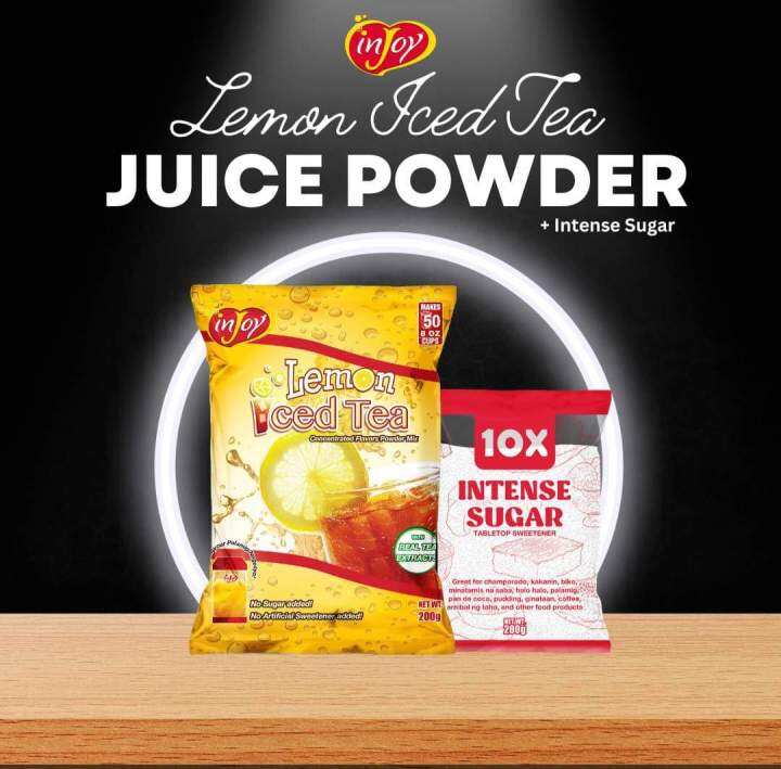 Injoy Lemon Iced Tea Concentrated + Intense Sugar | Lazada PH