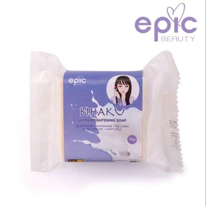 EPIC BIHAKU ULTRA BRIGHTENING SOAP 70GMS | Lazada PH