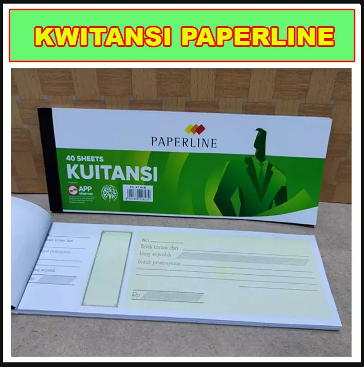 1 Pak Kwitansi Paperline Kecil isi 10 Buku | Lazada Indonesia