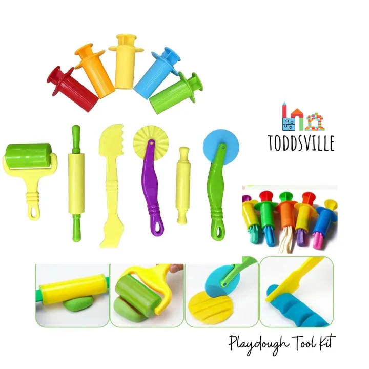 Clay & Dough Modelling Tool Kit/ 11-pc Play-dough Tool Kit | Lazada PH