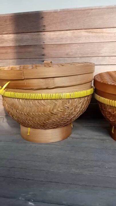 Bakul nasi anyaman bambu mini - ceting bambu wadah nasi | Lazada Indonesia