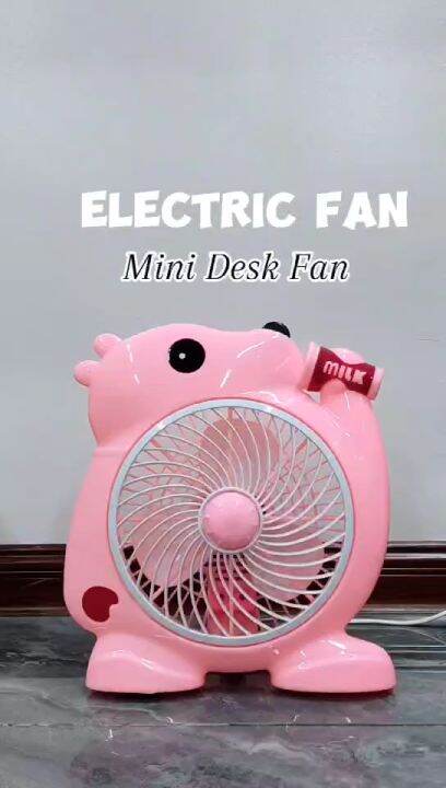 MABUHAY STAR FS19 Mini Desk Electric Fans Cartoon Deer Fan | Lazada PH