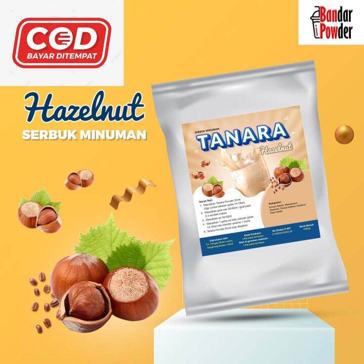 Bubuk Minuman Hazelnut 1kg PREMIUM / Bubuk Minuman Boba Aneka Rasa ...