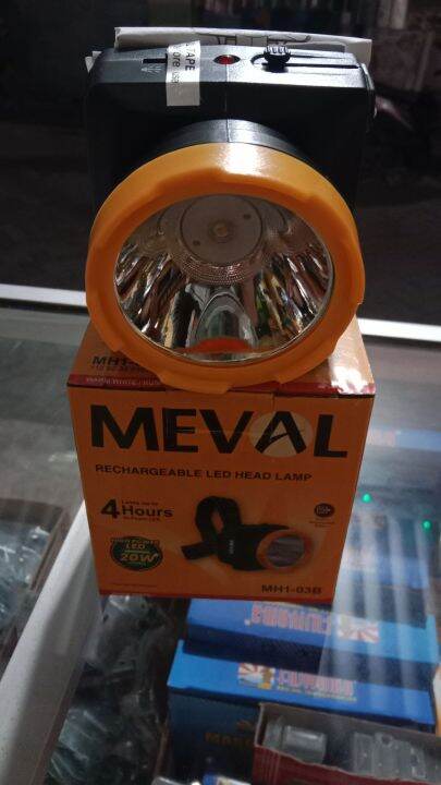 senter kepala MEVAL ( kuning ) | Lazada Indonesia