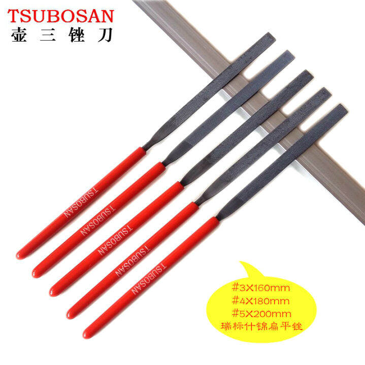 Japan Pot Three Flat File Metal Woodworking Polishing Steel File ...