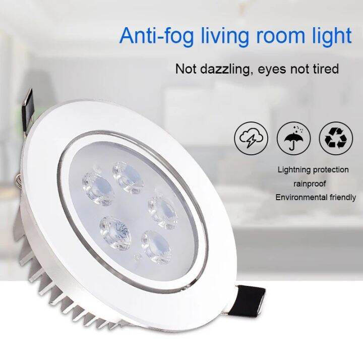 Rohstar 3W 5W 7W 12W LED daylight and warmwwhite Spotlight Ceiling Recessed Downlight Saving ...