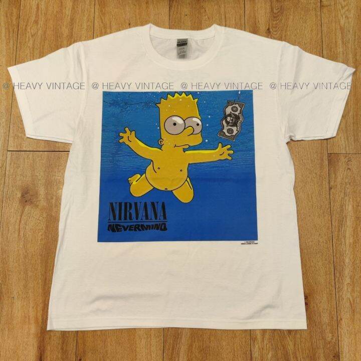 SIMPSON x NIRVANA DTG [DIGITAL TO GARMENT] เสื้อสกรีนดิจิตอล สีคมชัด ...