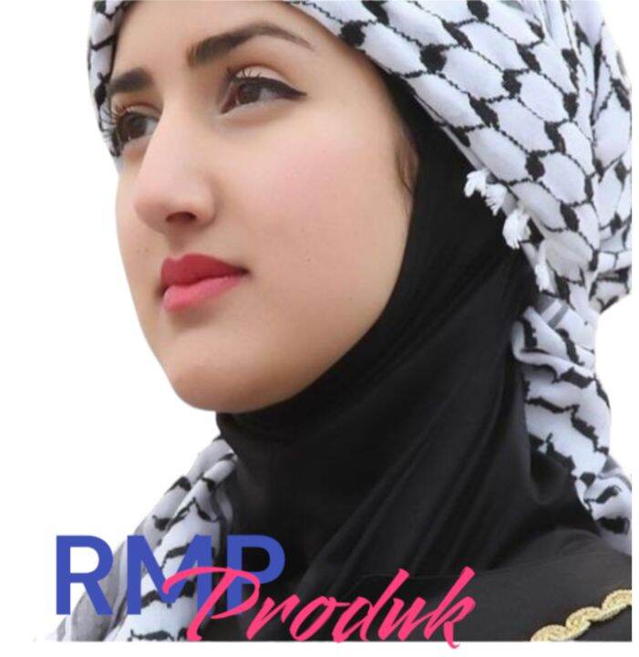 Sorban Hijab Palestina Sorban Palestina wanita Segiempat Rumbai Terbaru ...