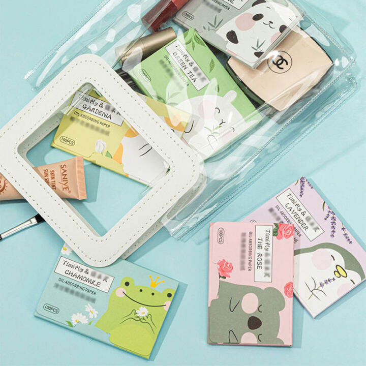 Tamia 100Pcs Facial Oil Absorption Paper Fragrance Oil Absorption Paper ...