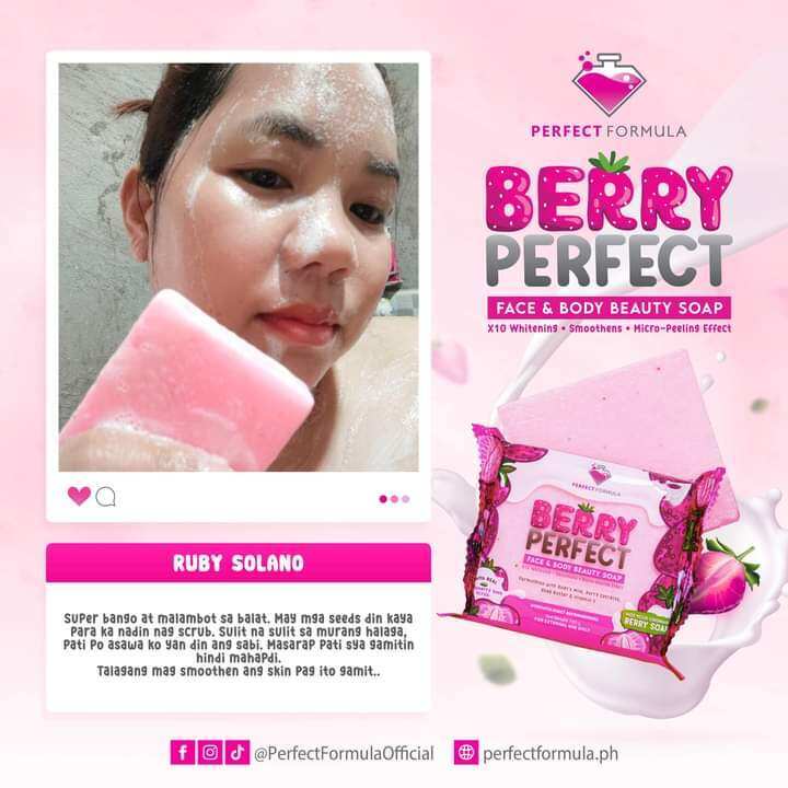 Berry Perfect beauty soap (with freebies) | Lazada PH