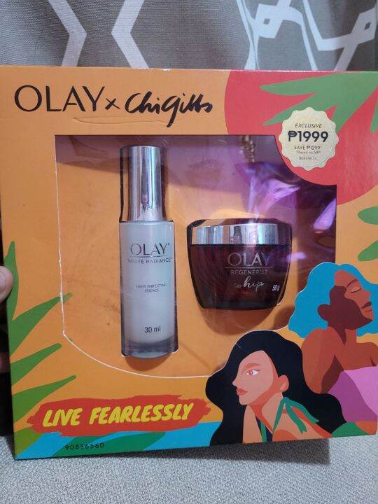 OLAY X Chigibbs white radiance 30ml and olay regenerist whip 50g | Lazada PH