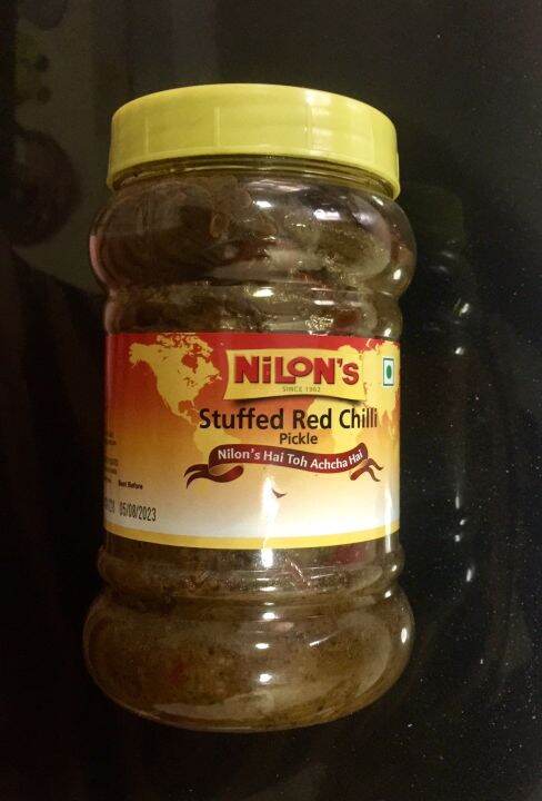 Nilon’s Stuffed Red Chilli Pickle 900g | Lazada.co.th