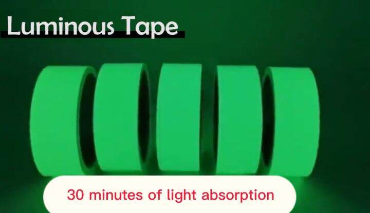 Wide version, large，15mm x 3M/Roll Luminous Tape Self-adhesive Glow In ...