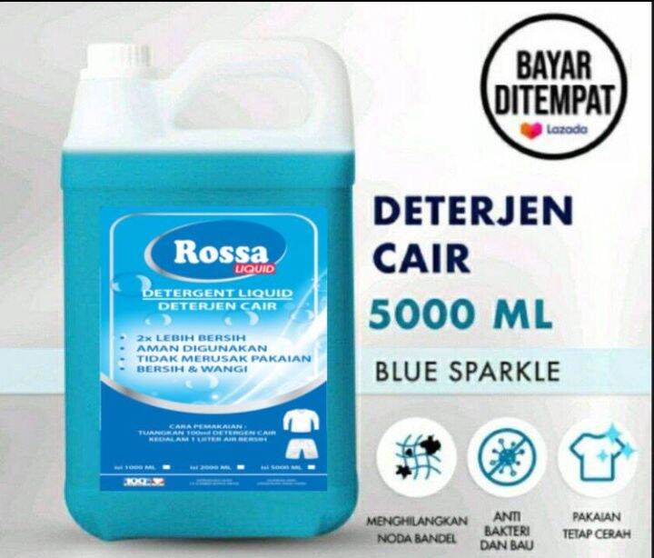 [COD] DETERGEN CAIR BIRU LAUNDRY 5 LITER AROMA KHAS | Lazada Indonesia