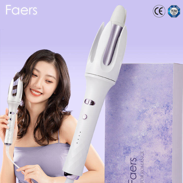 Electric Negative Ion 360° Rotatable Automatic Hair Curler Wand Magic ...