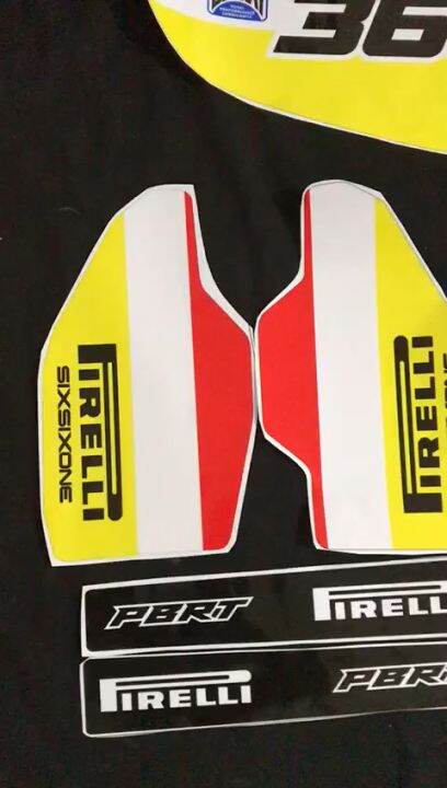 decal stiker crf full body warna kuning merah putih | Lazada Indonesia