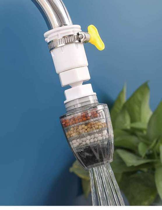 360 Degree Swivel Faucet Water Saving Kitchen Tap Head High Pressure ...