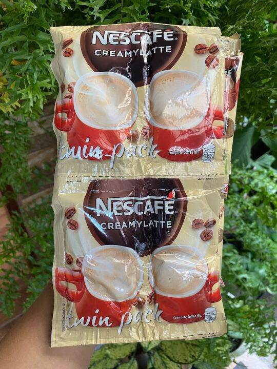 5 pcs/sachets NESCAFE CREAMY LATTE Twin Pack | Lazada PH