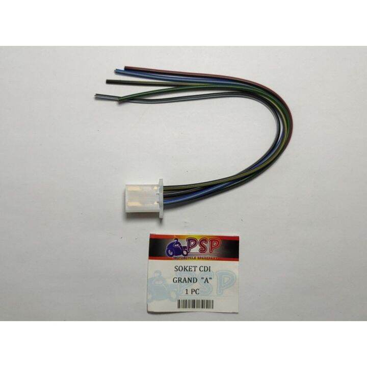 Soket CDI GRAND "A" - Socket Cop Lawan CDI Astrea / Supra "A" (Kabel ...