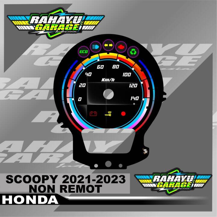 panel spidometer honda scoopy non remot 2021-2023 speedometer custom ...