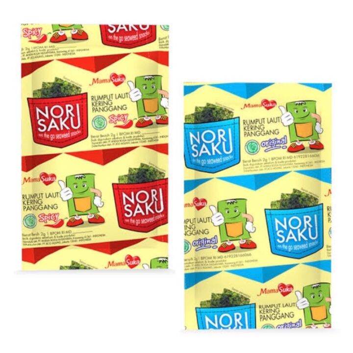 NORI SAKU RUMPUT LAUT MAMA SUKA 2grx10pc | Lazada Indonesia